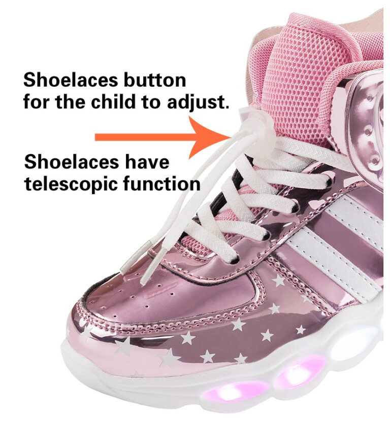 LED Light Up Shoes Kids Boys Girls Flashing Wings Sneakers - Anrbo.com