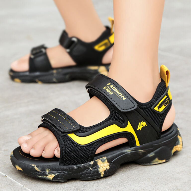 Kids Boys Baby’s Open Toe Adjustable Athletic Sandals - Anrbo.com