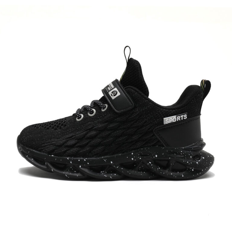 Kids Fish Scale Sneakers Boys Girls Trainer Shoes - Anrbo.com