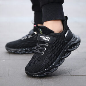 Kids Fish Scale Sneakers Boys Girls Trainer Shoes - Anrbo.com