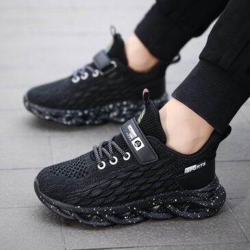 Kids Fish Scale Sneakers Boys Girls Trainer Shoes - Anrbo.com