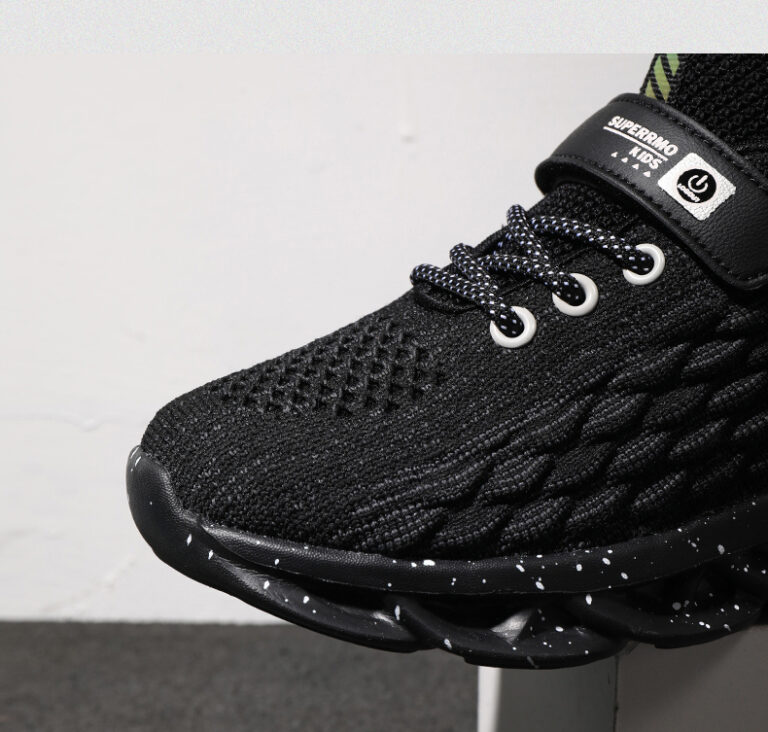 Kids Fish Scale Sneakers Boys Girls Trainer Shoes - Anrbo.com