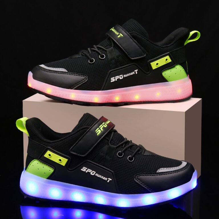LED Light Up Shoes Kids Boys Girls VORTEX 33Y Trend Sneakers - Anrbo.com