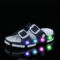 Boys Kids Girls Light Up Clogs Slippers Toddler Slip On Beach Sandals ...